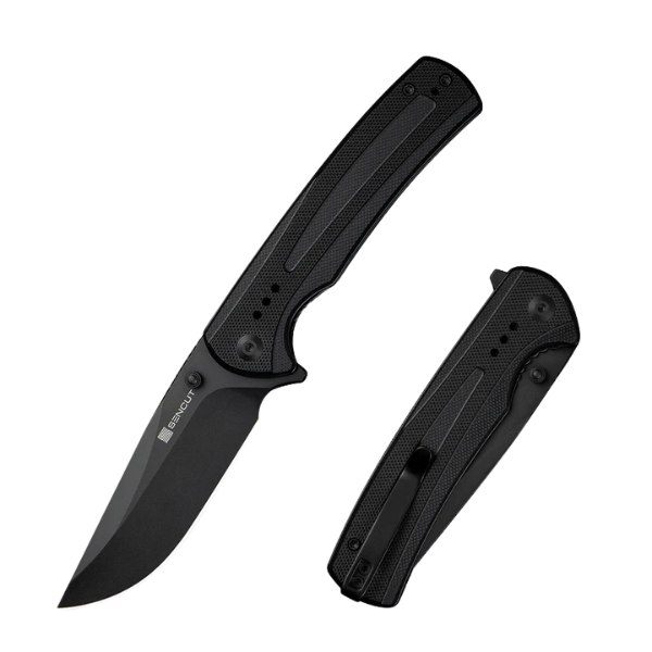 SENCUT Regnator Black G10 Handle Black 9Cr18MoV Blade | Out and Under